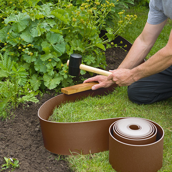 Borderrand | Nature | 1000 x 15 cm (Flexibel, Taupe) Nature Kabelshop.nl